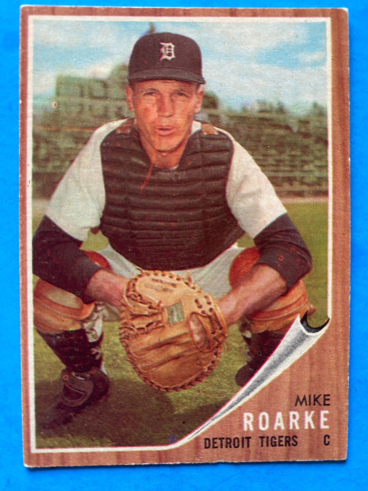 MIKE ROARKE - DETROIT TIGERS CATCHER - 1962 TOPPS BASEBALL CARD #87 | eBay