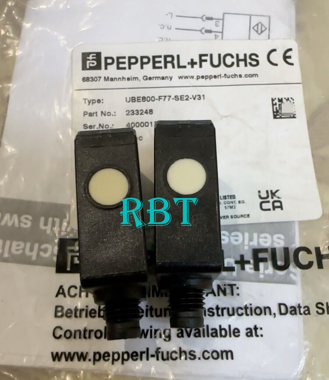 P+F UBE800-F77-SE2-V31 Ultrasonic Sensor Brand New | eBay