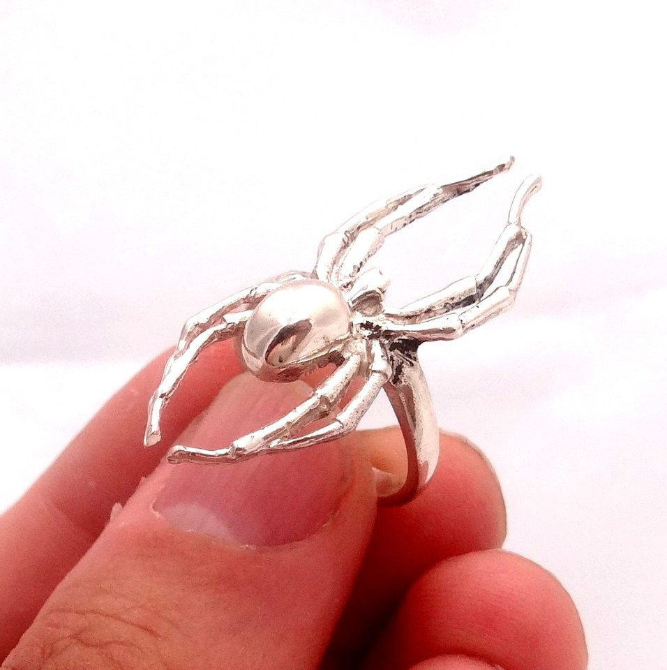 Spider Ring, Spider Jewelry, Sterling Silver Ring | eBay