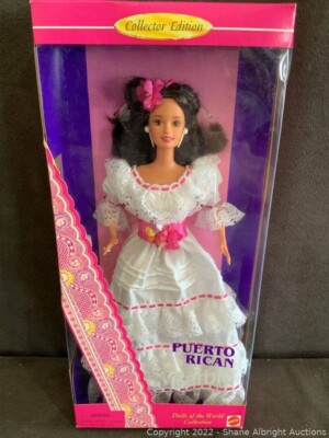 PUERTO RICAN BARBIE 1996 Mattel Dolls of the World New In Box Sealed ...