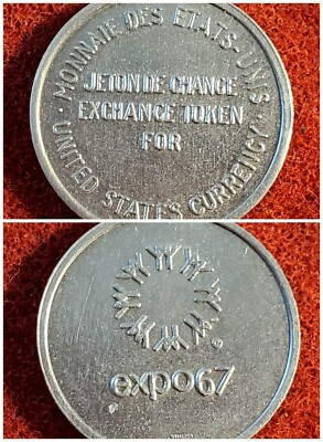 Expo 67 (Montreal Quebec) exchange token for U.S. Token w1152 | eBay