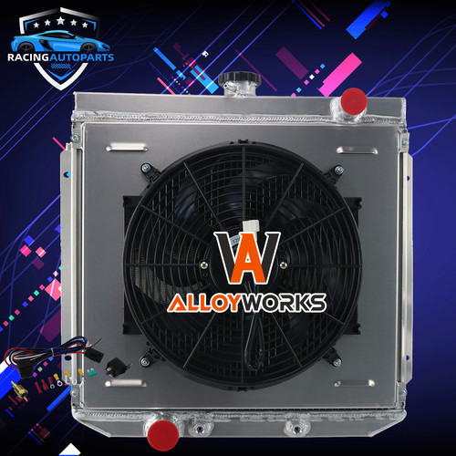 3 Rows Radiator Kits Fits 69-72 Ford Falcon Cleveland XY/XW 351/302 250 ...