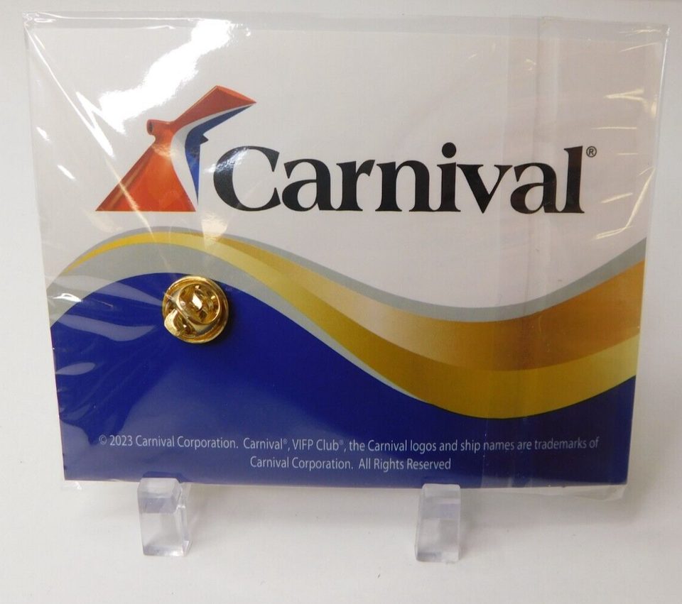 Carnival 2024 VIFP Club Commemorative Gold Lapel Pin | eBay