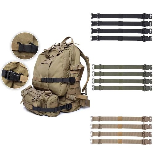 4 Pcs Expandable Molle Straps With Buckle Compression Straps Backpack ...