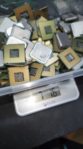 Over 13lbs OF Intel Pinless Scrap CPU's GOLD Recovery | eBay