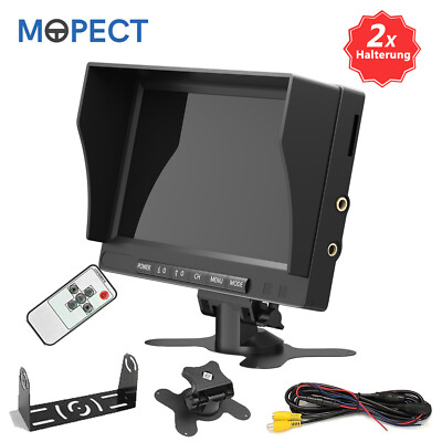 MOPECT 7 Zoll Farbig Monitor Bildschirm Display Für Rückfahrkamera PKW ...