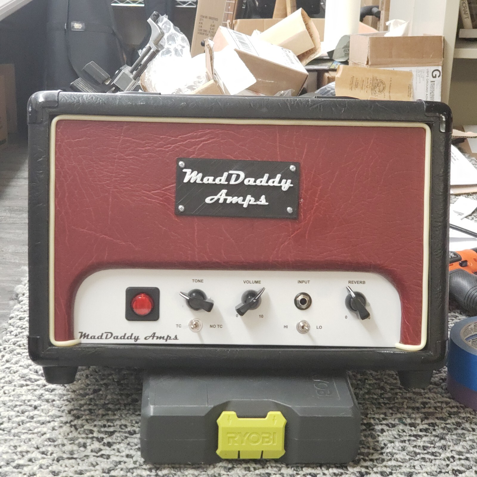 EVJ Mad Daddy Guitar Amplifier. Champ style 6V6 single ended Head, with ...
