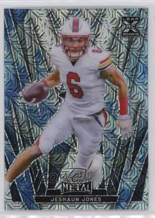 Jeshaun Jones 2024 Leaf Metal #134 Mojo Red, White & Blue /1 Price ...