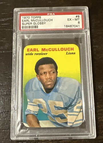 1970 Topps Super Glossy - Earl McCullouch #8 (RC) for sale online | eBay