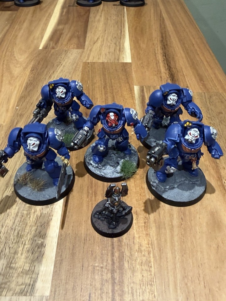 Warhammer 40K - Ultramarine - Terminator Squad | eBay UK