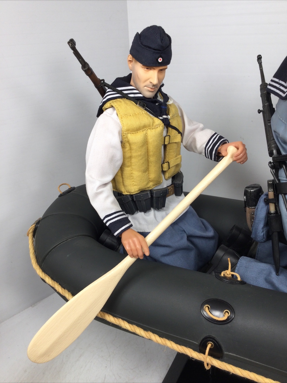 1/6 CUSTOM WW2 GERMAN NAVY U BOAT BOARDING PARTY W/ RUBBER RAFT ...