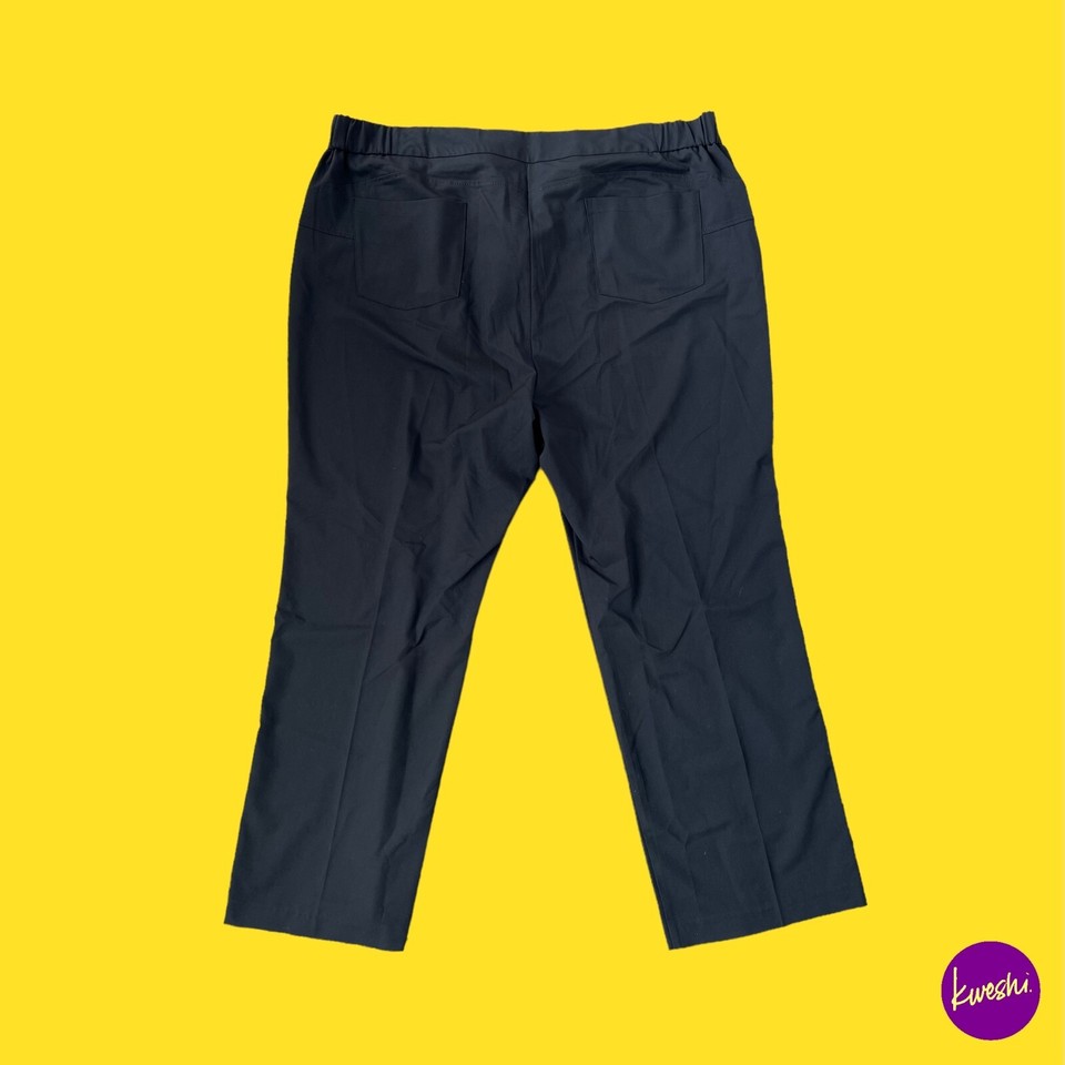CAPSULE Women's Smart Trousers, Snap Button & Zip Fastening, Black, UK ...