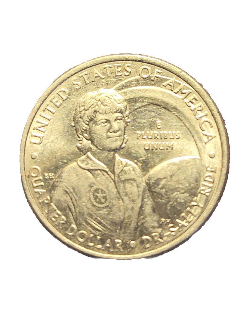 2022 D Dr. Sally Ride Quarter MAJOR ERROR Ghost Comet Tail | eBay