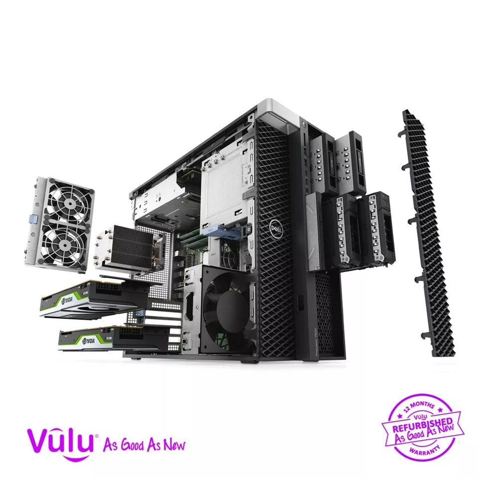 Dell Precision 7820 Tower | Core Xeon Silver | 32GB | 512GB SSD + 1TB ...