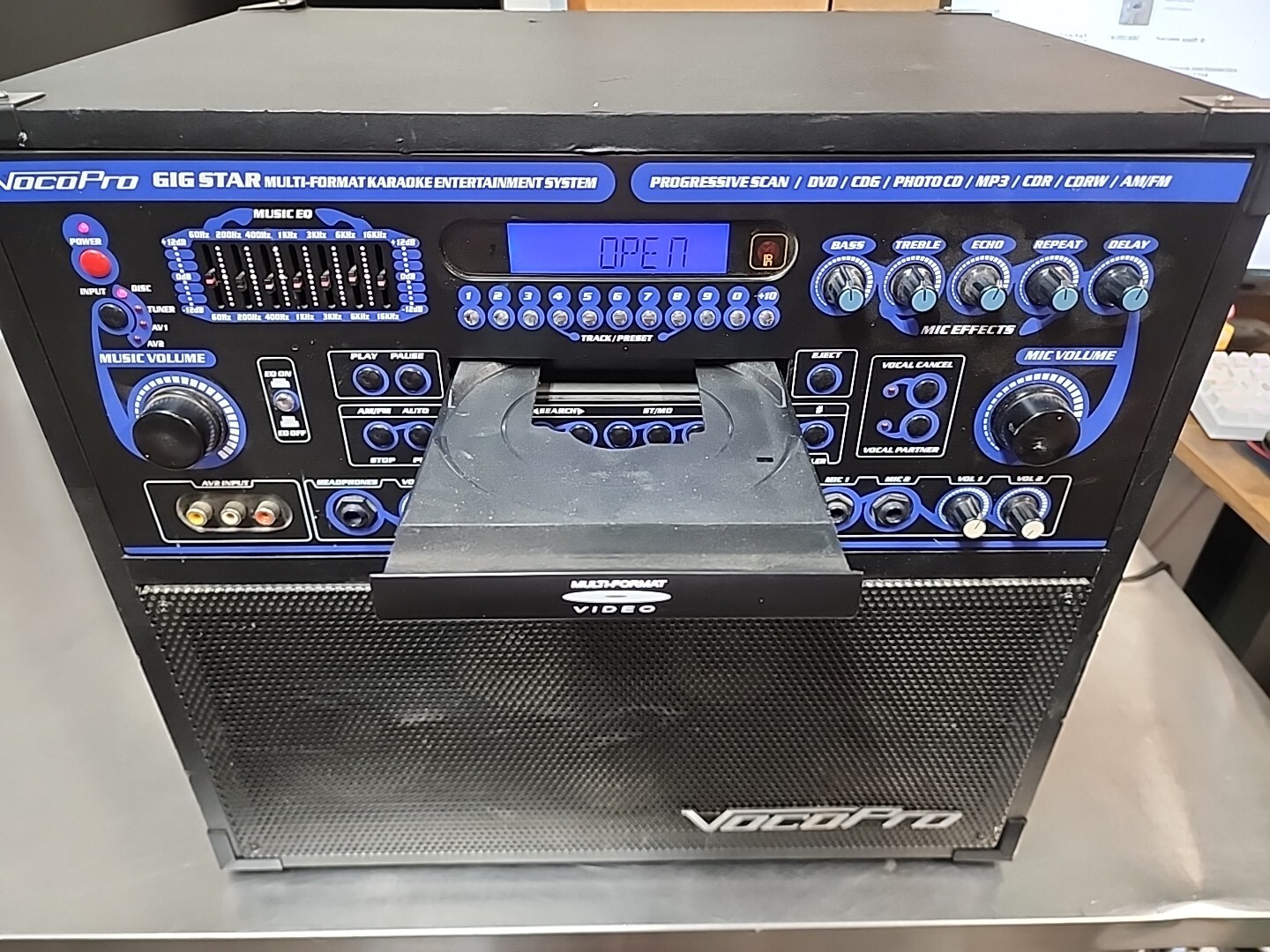 VocoPro Gig Star Portable Professional KaraokeMachine Multi Format | eBay