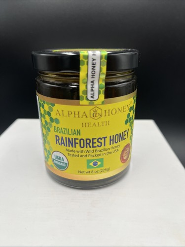 Brazilian Rainforest Honey. 100% Pure & Raw. 8oz. Organic. New Jar Sealed | eBay