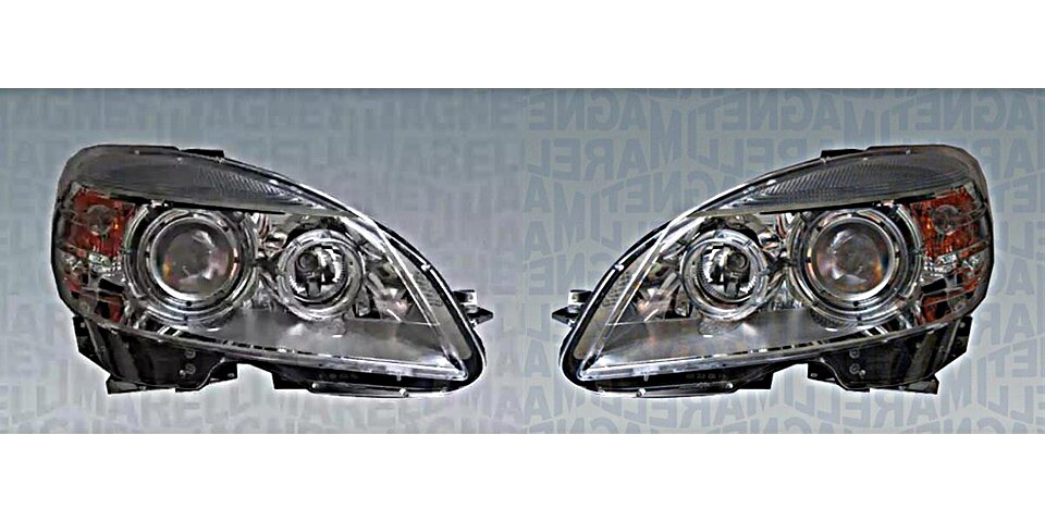 Headlight Pair For MERCEDES S204 W204 2048200261 2048200161 MAGNETI ...