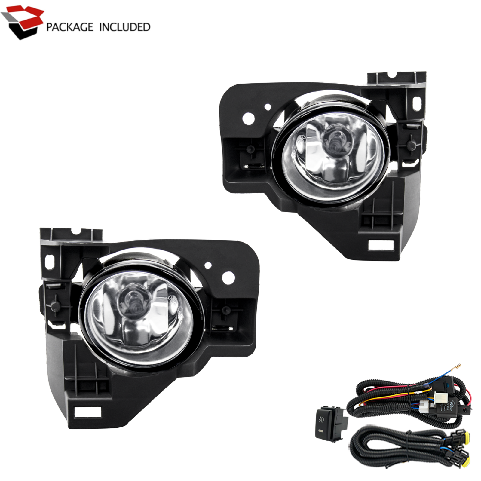 Fog Lights For 2009 2010 2011 2012 2013 2014 Nissan Maxima with Switch ...