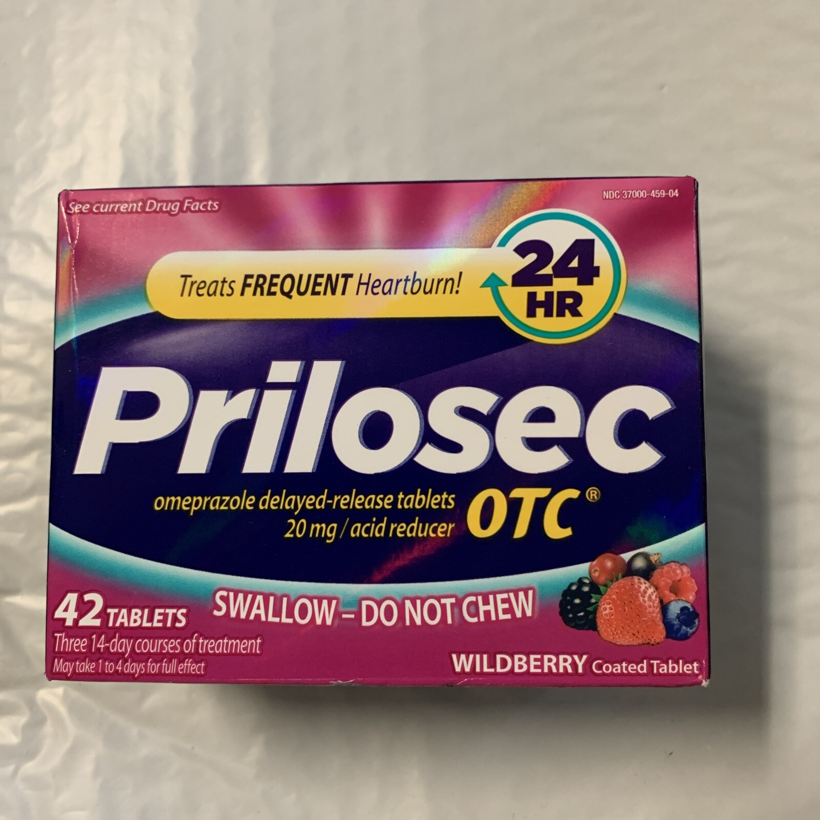 Prilosec Wildberry OTC 42 Tablets Heartburn Relief EXP 4/2026 #340 ...