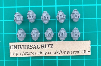 Space Marine Heads x 10 M Skull Helmet Firstborn Deathwatch Warhammer ...