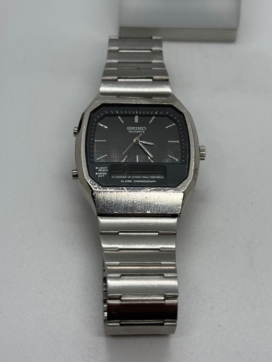 Seiko H601-5469 Wrist Watch Vintage Alarm Chronograph Japan Seiko H601-5469 Wrist Watch Vintage Alarm Chronograph Japan