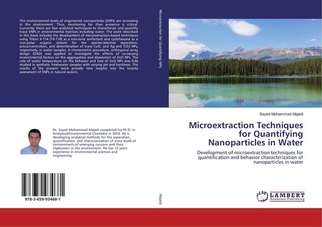 Microextraction Techniques For Quantifying Nanoparticles in Water von Seyed Mohammad Majedi ...