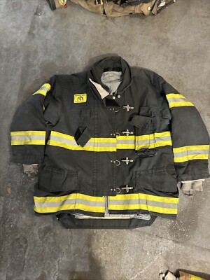 Morning Pride Bunker Jacket Turnout Gear Size 52 Old FDNY Style | eBay