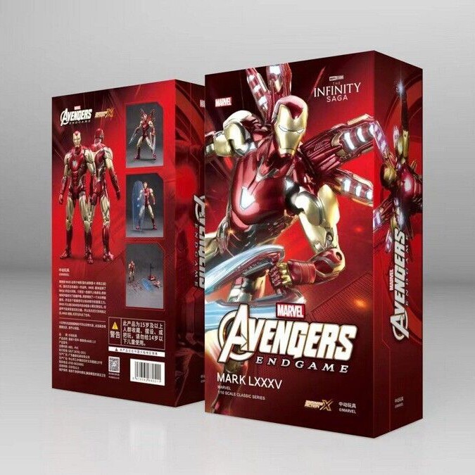 Marvel Avengers Endgame Iron Man Mark 85 MK85 Ironman Toy Action Figure ...