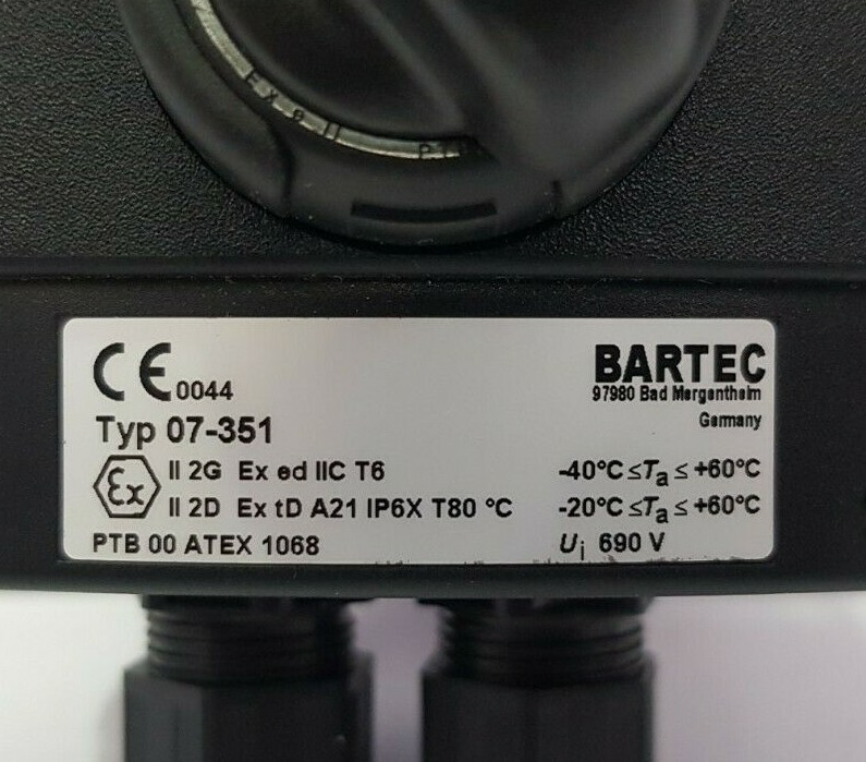 BARTEC 07-351 COMEX CONTROL STATION | eBay Australia