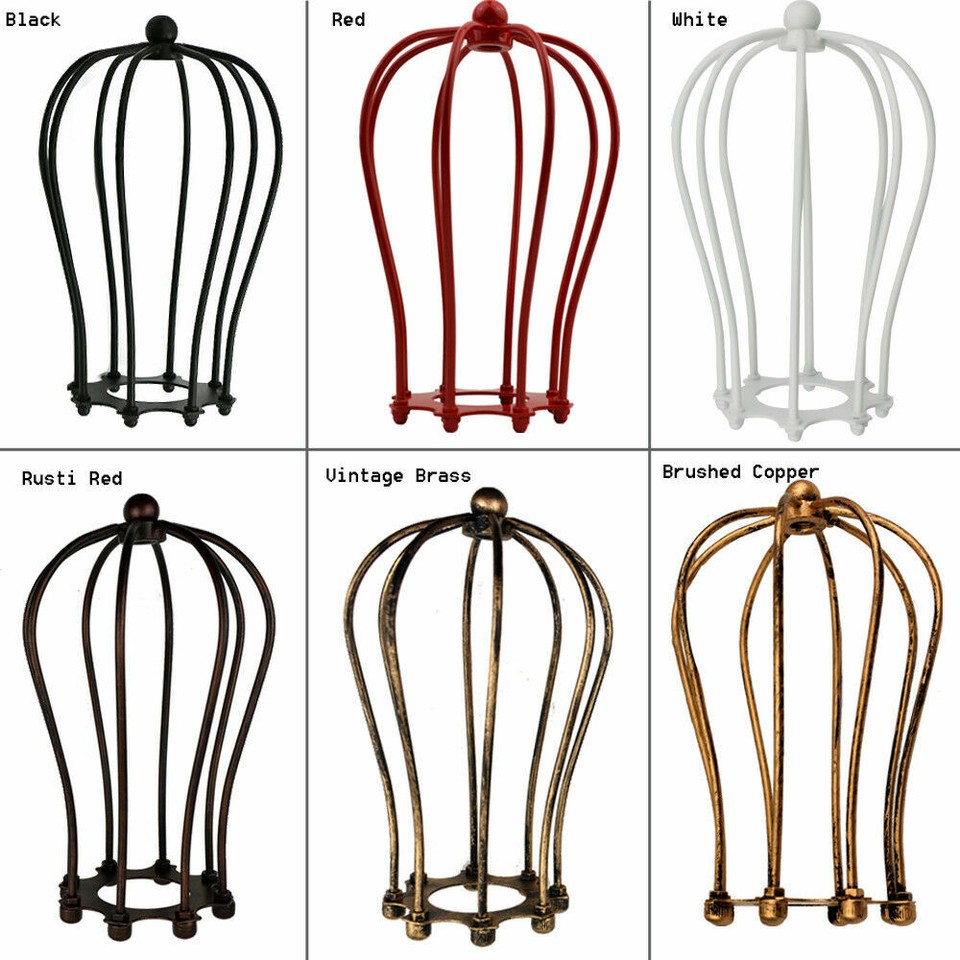 Ceiling Light Shade Geometric Pendant Lampshade Lamp Industrial Cage ...