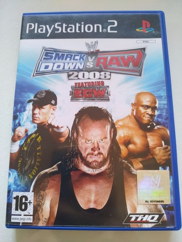 Smack Down Vs Raw 2008 ECW THQ 2007 - Playstation 2 Juego Para Ps2 ...
