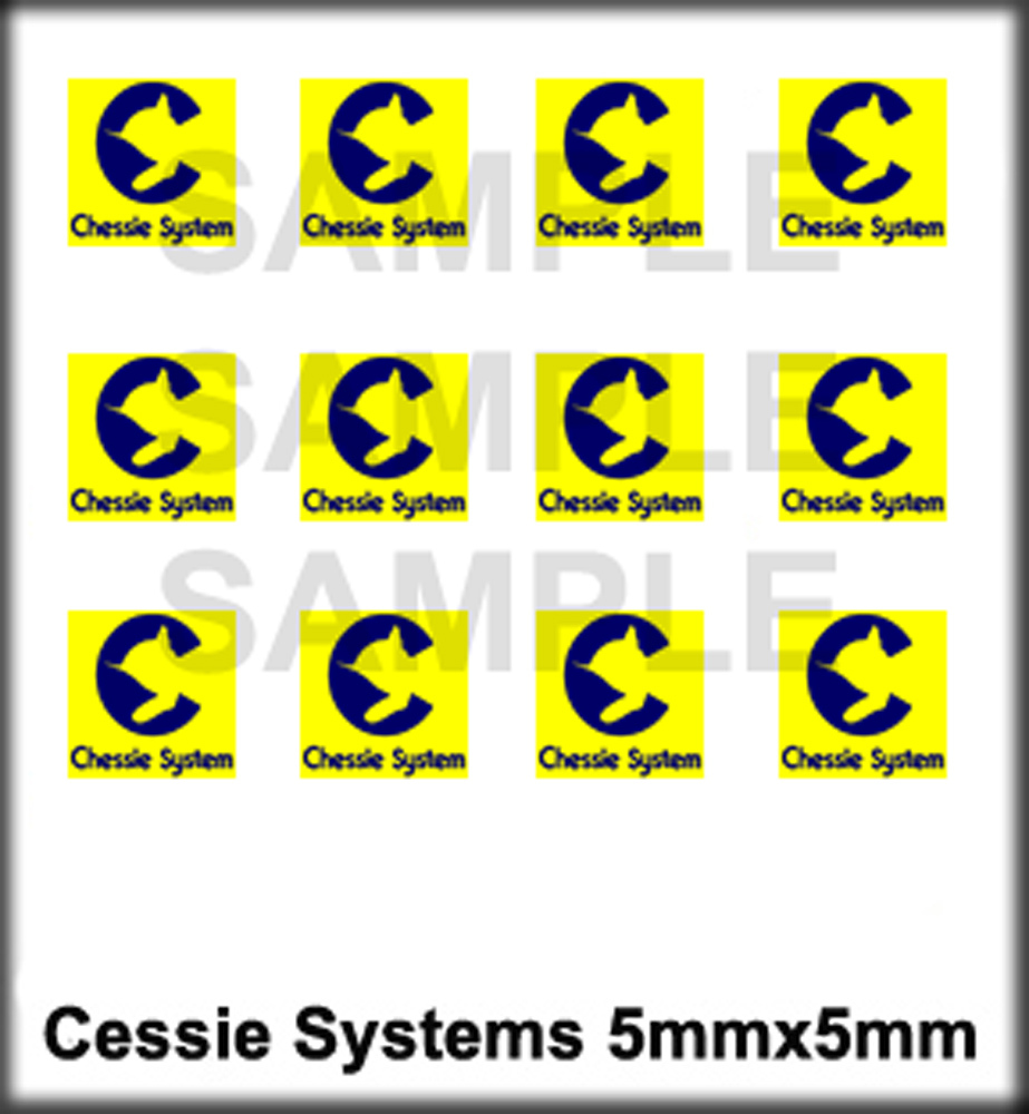 NEW PEEL & STICK RSP BOLEY 1/87 HO VEHICLE DOOR DECALS CHESSIE SYSTEMS ...