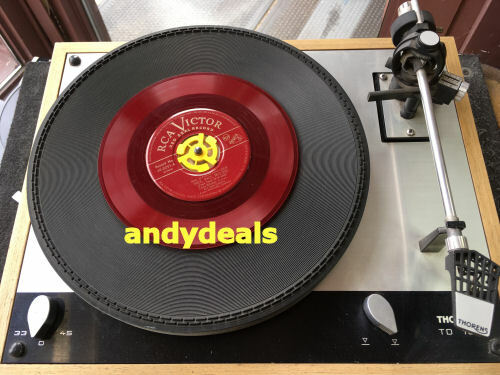 45 RPM RECORD INSERT ADAPTERS TURNTABLE STEREO RECORD PLAYER PHONOGRAPH ...