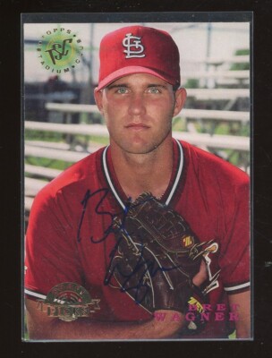 1995 Topps Stadium Club BRET WAGNER Signed Card autograph auto ...