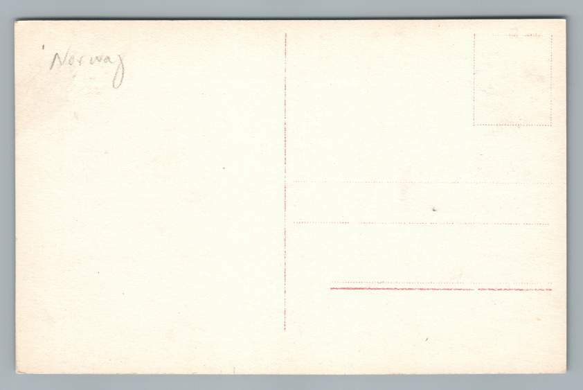 Merok Norway RPPC Geiranger Fjord Norge Antique Real Photo Foto ...