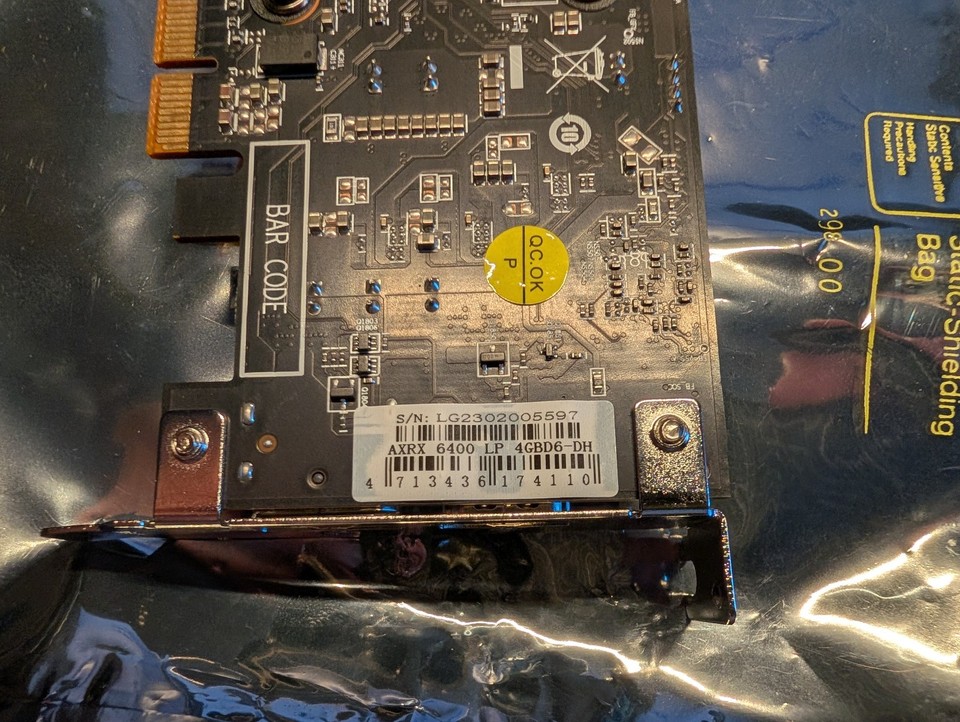 POWERCOLOR AMD Radeon RX 6400 4GB GDDR6 Low Profile GPU Graphics Card ...