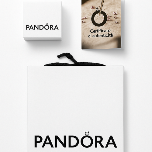 Pandora 783242c01 Bicolore Avvolto Cuore Mamma Rosa | eBay