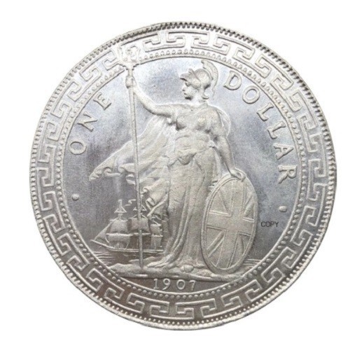 Great Britain Silver Plated Trade Dollar $1 | eBay UK