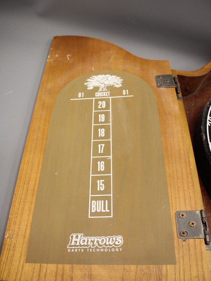 TARGET PRO TOUR Dartboard With Harrows Cabinet Scoreboard - N22 | eBay UK