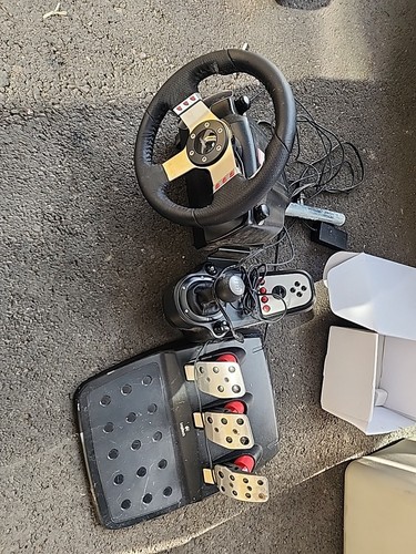 Logitech G27 Force Feedback Racing Steering Wheel, Pedals, & Shifter | eBay