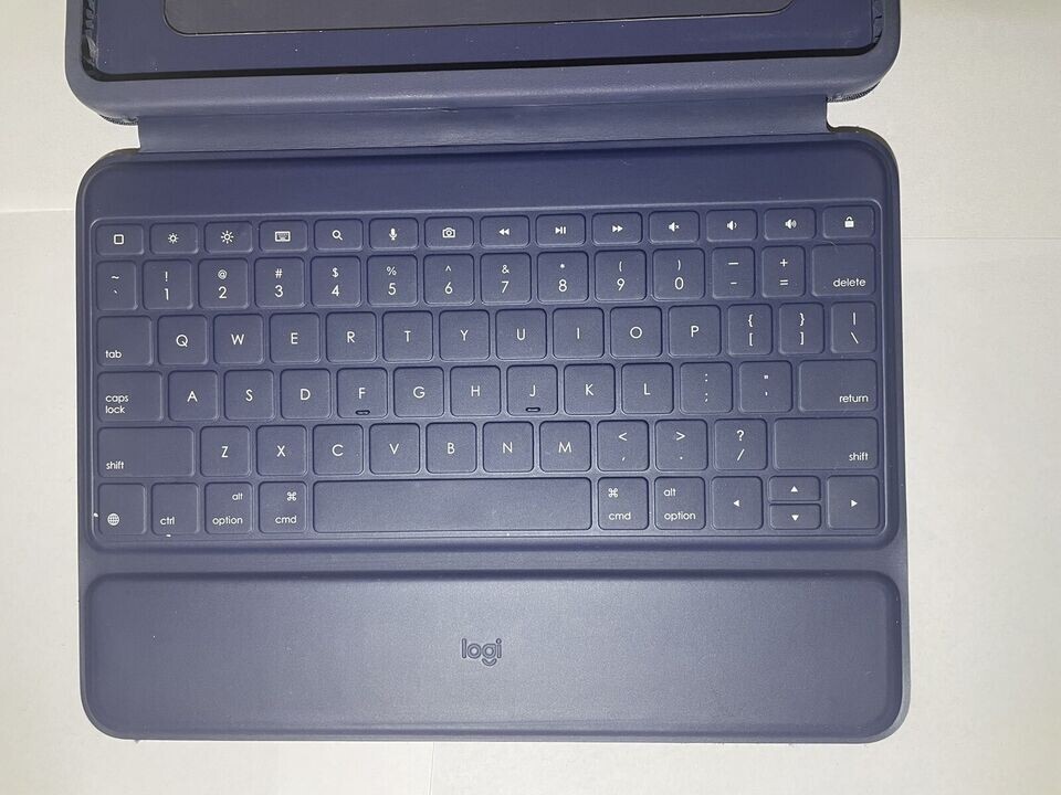 LOGITECH RUGGED COMBO 3 iPad Keyboard Case Blue For iPad 7th 8th 9th ...