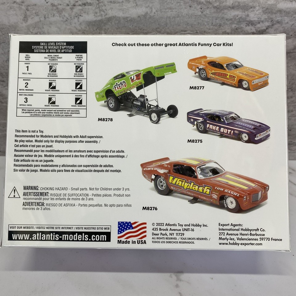 Atlantis Tom McEwen Mongoose Dragster Snap Assembly 1:32 model car kit ...