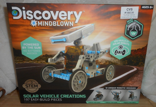 DISCOVERY KIDS MINDBLOWN SOLAR VEHICLE CREATIONS ELECTRONIC EXPERIMENT ...