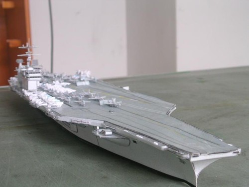 1:700 USS Harry S. Truman CVN-75 Aircraft Carrier DIY Handcraft Paper ...