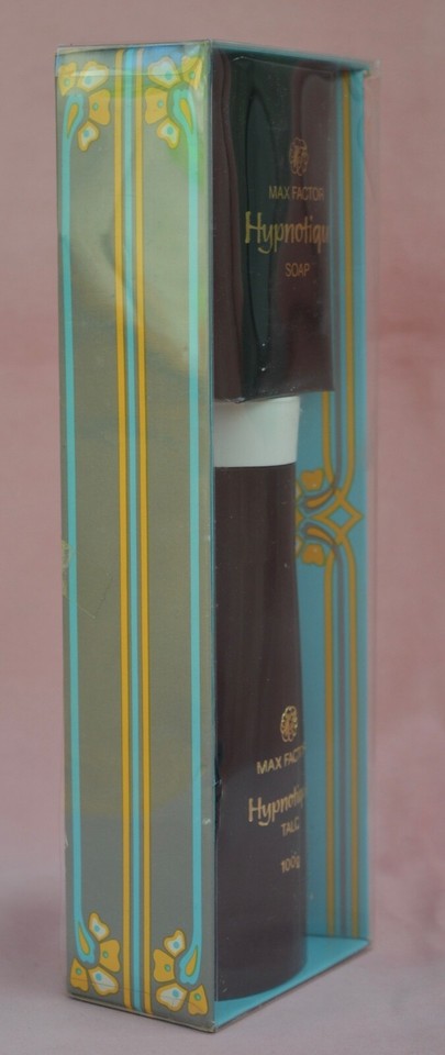VINTAGE MAX FACTOR : HYPNOTIQUE ... BATH SOAP & TALCUM POWDER GIFT SET ...