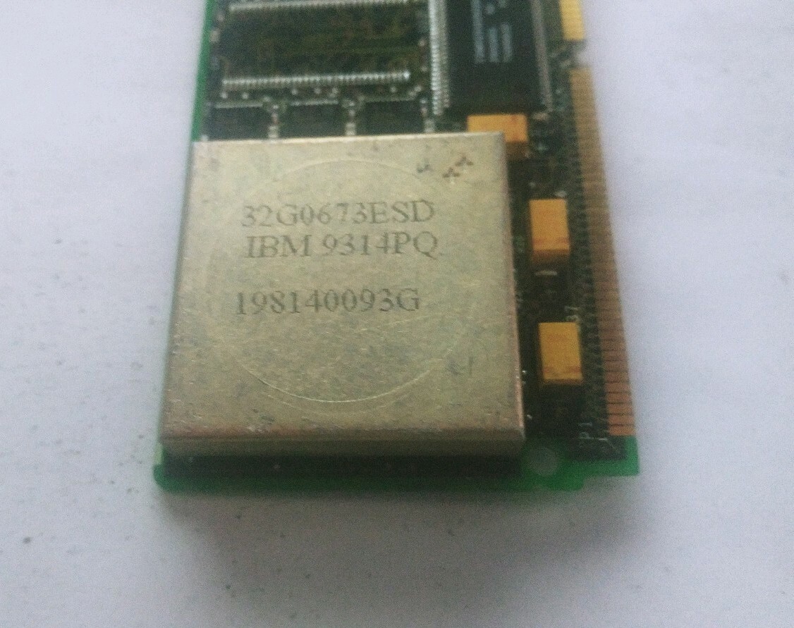 CPU VINTAGE IBM POWER 1 RISC PROCESSOR? CARD XT AT RETRO PC RAM INTEL ...