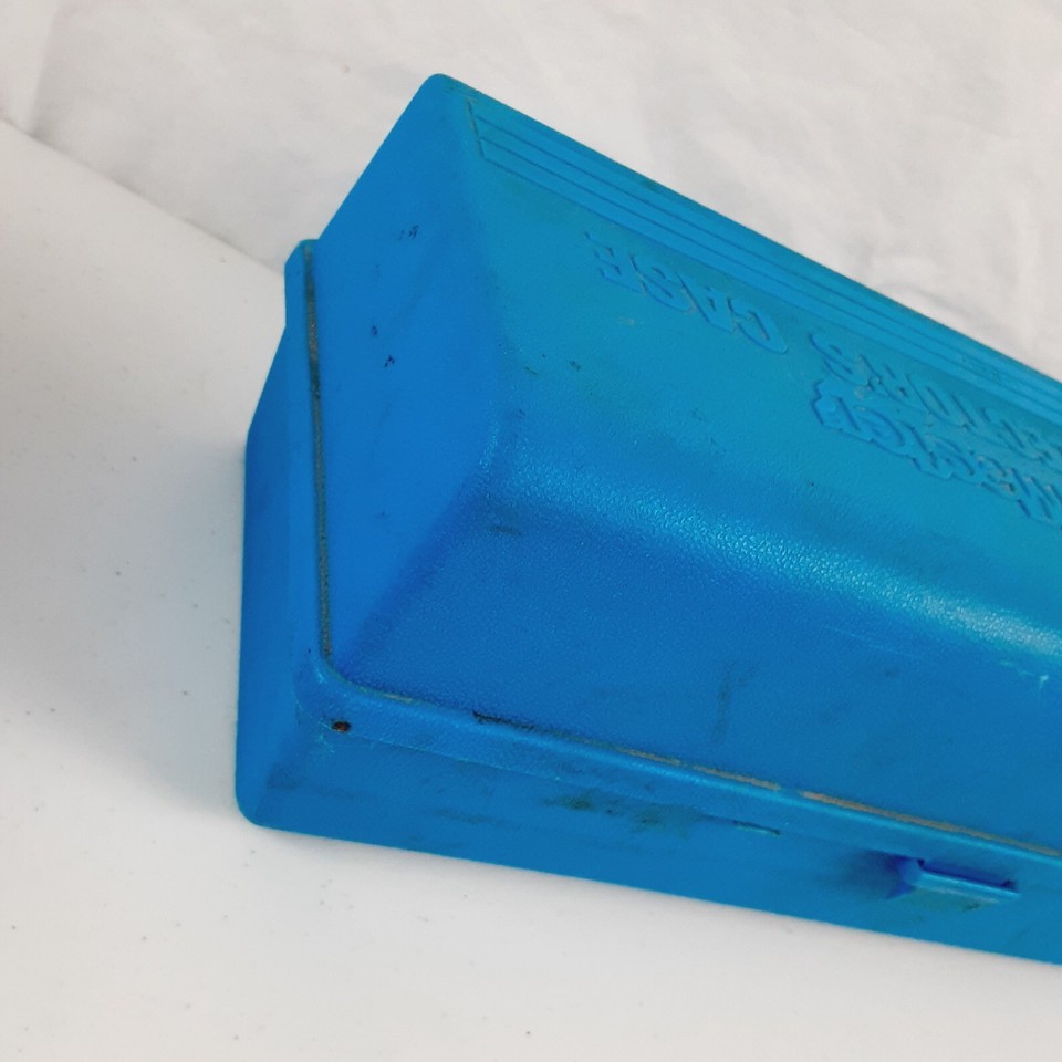 View Master Collectors Case Blue Hard Plastic Storage Case Vintage ...