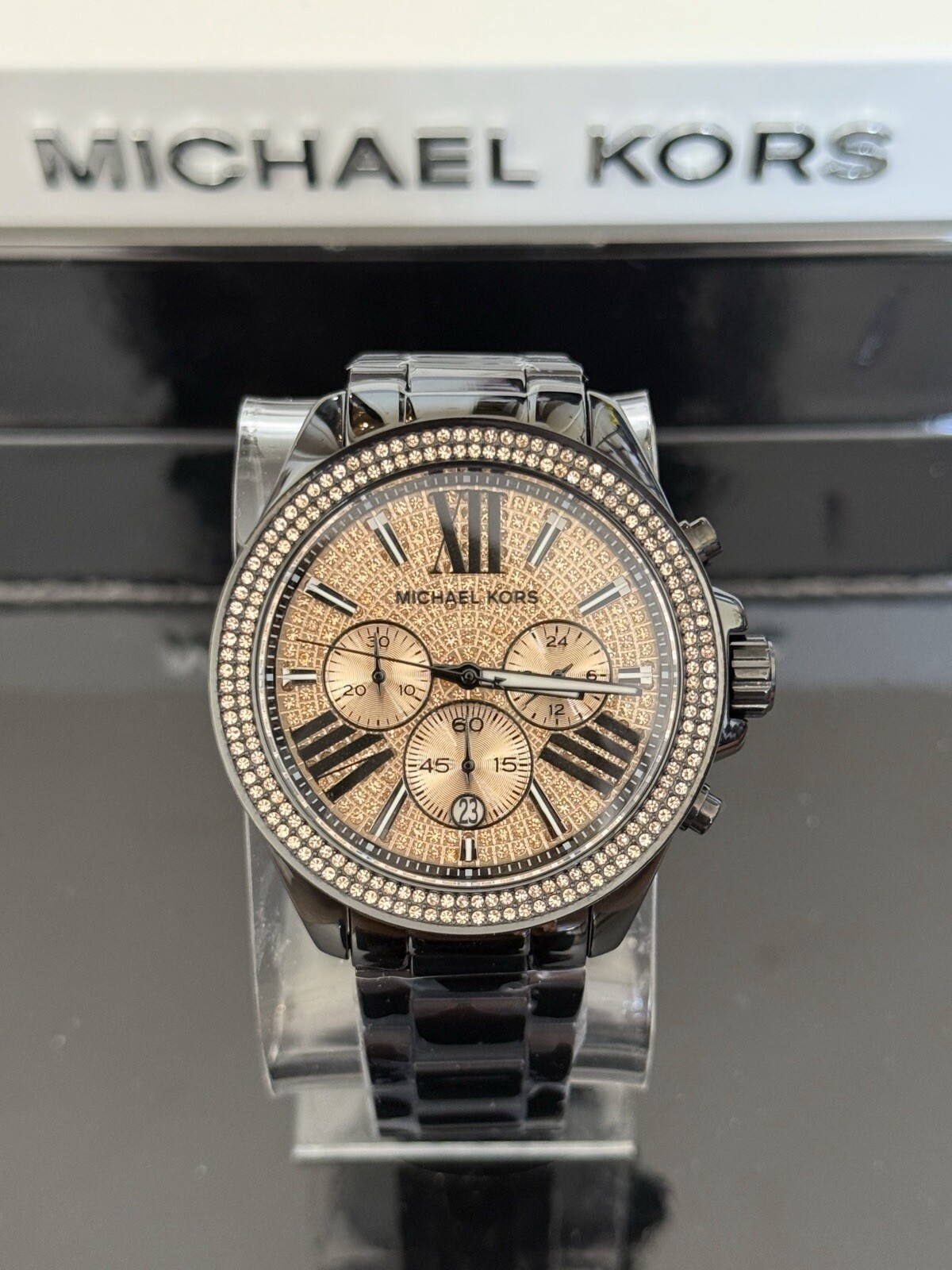Michael Kors MK5879 Women's Wren Watch - Black for sale online | eBay
