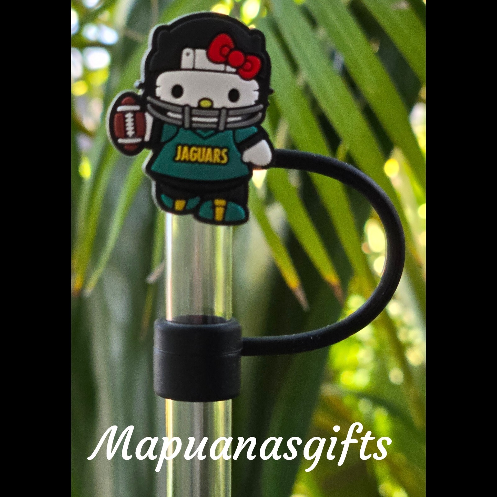 NEW Hello Kitty Jacksonville Jaquars Straw Toppers (Stanley & Yeti ...