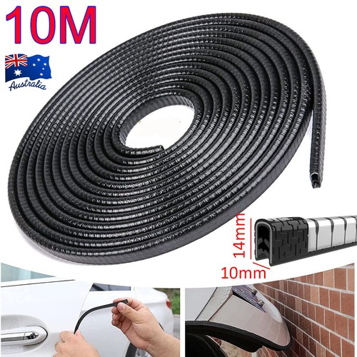 10M Rubber Pinch Weld Seal U Shape Car Door Edge Pinchweld Metal Trim ...